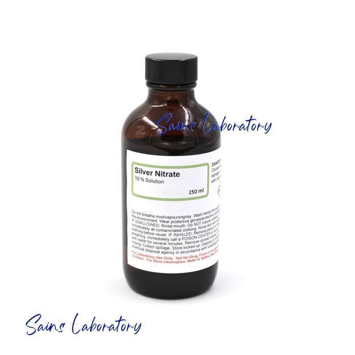 Jual SILVER NITRATE AGNO3 10 % 250 ML FOR ANALYSIS MERCK PERAK NITRAT ...