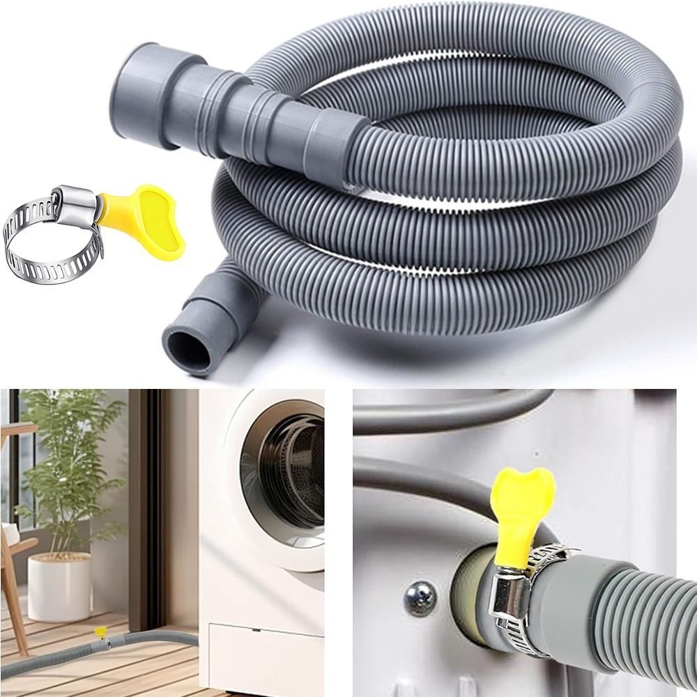 Jual Eva Washing Machine Drain Hose Corrugated Tube Flexible Washer ...