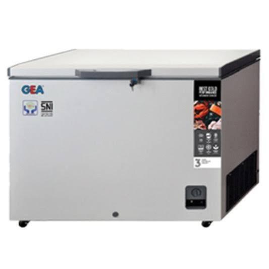 Jual Gea Chest Freezer AB 318 R 300 Liter AB318R Listrik Kapasitas 318 ...