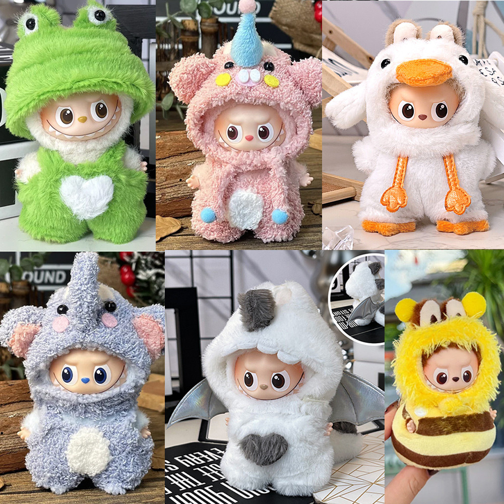 Jual Cute Animal Themed Clothing For Mini Labubu V4 The Monsters Pin ...
