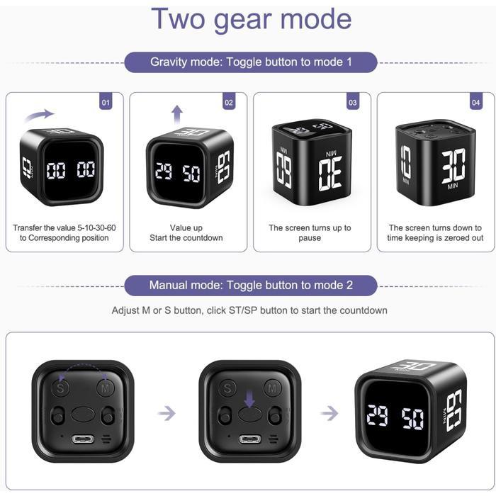 Jual Timer Masak Dapur Digital Led Otomatis Sensor Gravitasi Mode ...