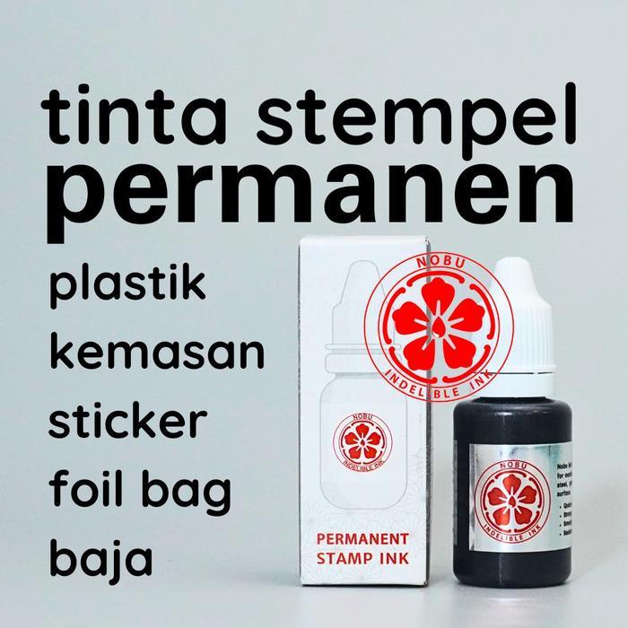 Jual SALE Nobu Ink - Tinta Stempel Permanen untuk Plastik Kemasan Label ...