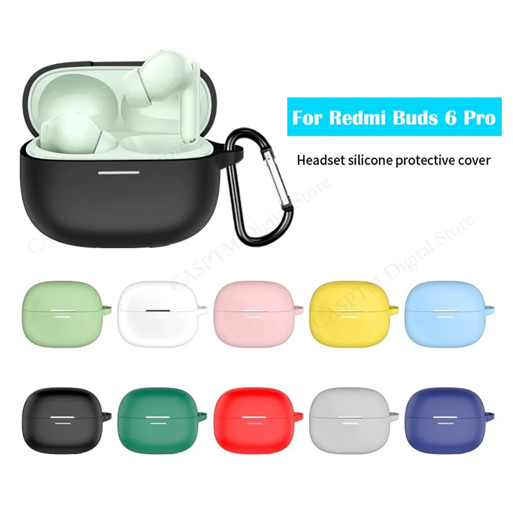 Jual For Redmi Buds 6 Pro Case Earphone Protect Cover Silicone Protect ...
