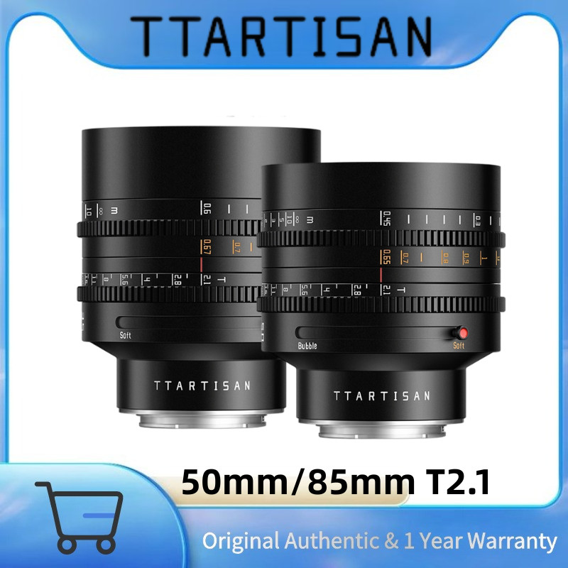 Jual TTARTISAN 50mm 85mm T2.1 Cine Lens Full Frame Manual Focus Lenses ...