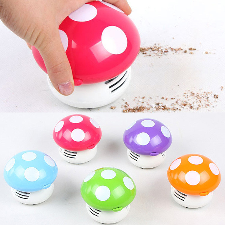Jual Mini Vacuum Cleaner Cute Mini Mushroom Corner Desk Table Dust ...
