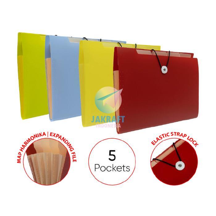 Jual (1 Pcs) Expanding File A4 JOYKO EF-6A4 Map Harmonika Dompet ...