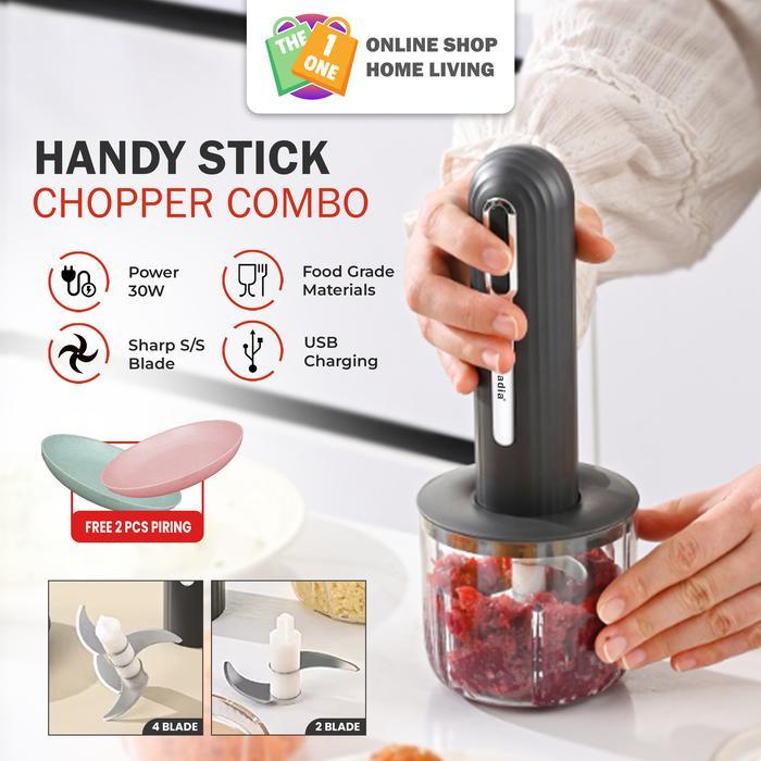 Jual Chopper Penggling Daging Blender Bumbu Multifungsi 4 in 1 Chopper ...
