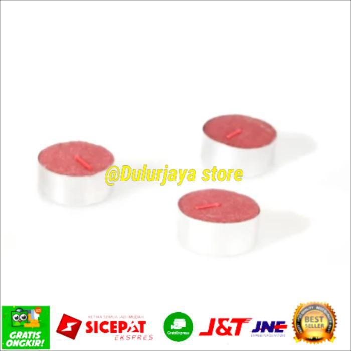 Jual Kris Lilin Tungku Tealight Candles Aroma Terapi 6 Jam Merah ...