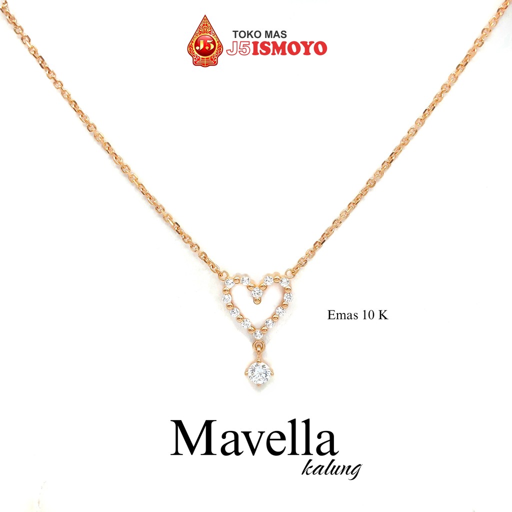 Jual Kalung Emas Mas Asli Model Rantai Mavella J5 Ismoyo | Shopee Indonesia
