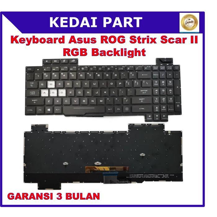 Jual Keyboard Asus ROG Strix Scar II GL704 GL704G GL704GM Backlight ...