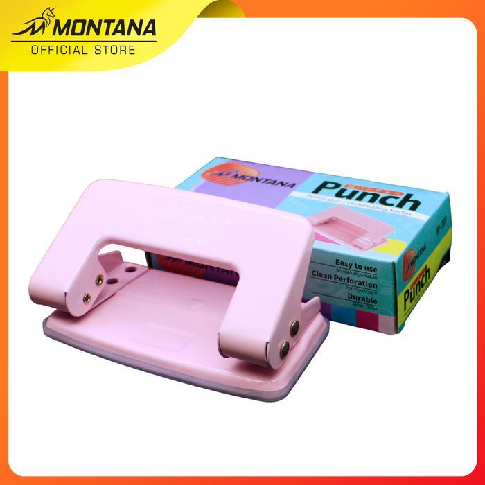 Jual MONTANA Punch Pembolong Kertas Maksimum A4 Paper Hole Puncher With ...