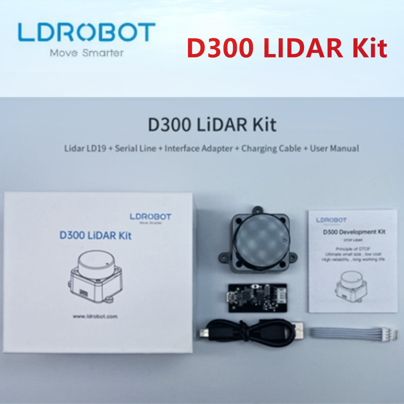 Jual LDROBOT D300 Lidar Kit DTOF ROS robot SLAM Navigation Scanning ...