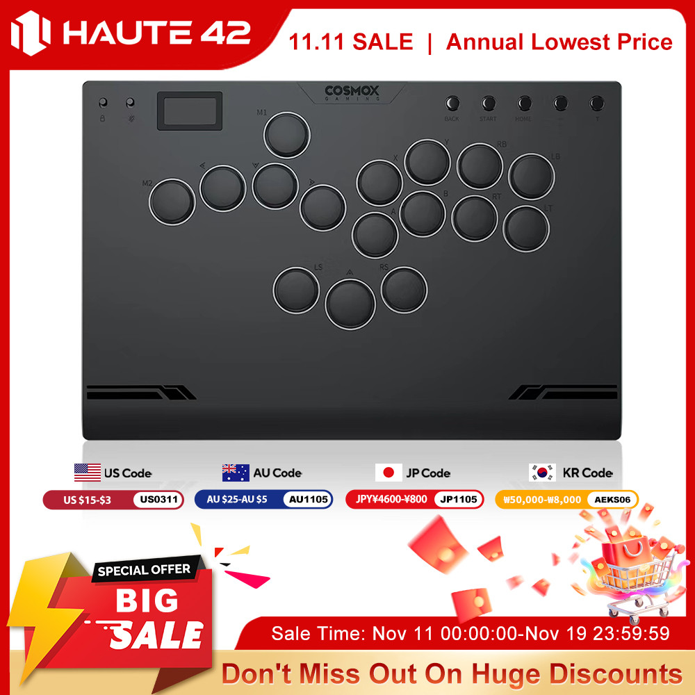 Jual Haute42 Aluminium Alloy Hitbox Leverless Controller Stickless Arcade Stick For PC/ Ps4 ...
