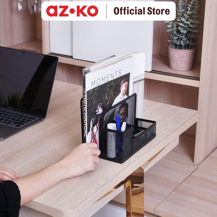 Jual AZKO Organizer Meja - Hitam Desk Storage Box Tempat Alat Tulis ...