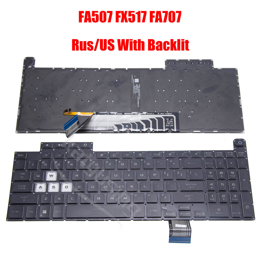 Jual Rus Us Spanish Latin Keyboard For Asus Tuf Gaming F15 Fa507 Fa507R ...