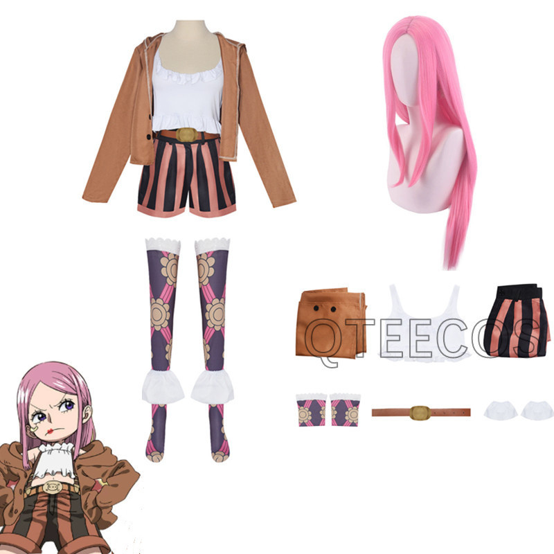 Jual Jewelry Bonney Cosplay Costume Sabaody Island Hooded Coat Uniform ...