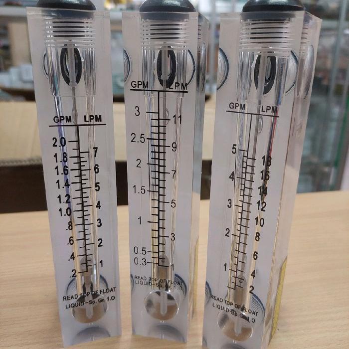 Jual Flowmeter / Rotameter Untuk Air ( Water ) Model Panel Gpm Lpm 1 ...