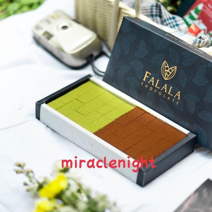 Jual FALALA Chocolate Bali - dark mix matcha - large box | Shopee Indonesia