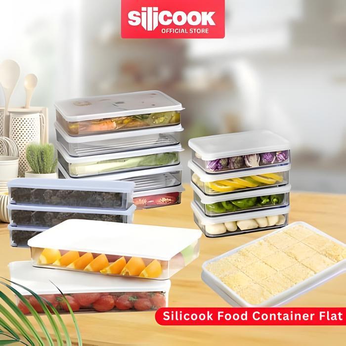 Jual Silicook Food Container Flat - Korean #1 Food Container Organizer ...