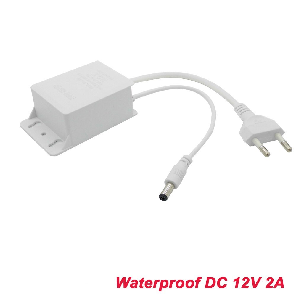Jual Dc12V 2A Waterproof Eu Power Adapter For Cctv Security ...