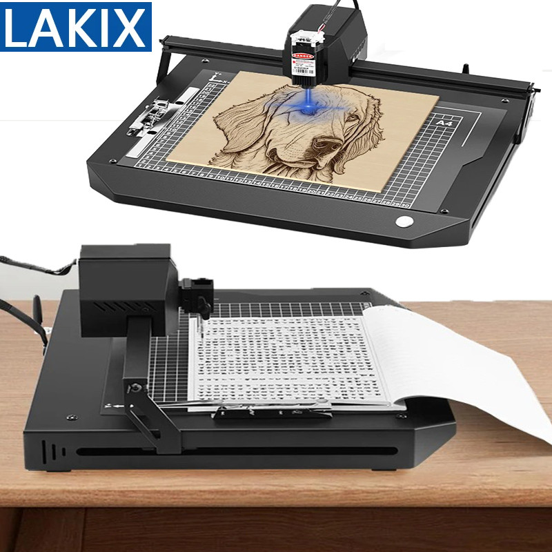 Jual LAKIA DIY Pen Drawing Writing Robot Machine Lettering Pen Plotter ...