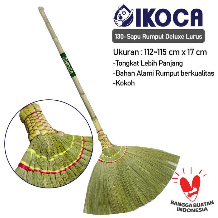 Jual IKOCA Sapu Rumput Deluxe Lurus Sapu Lantai Sapu Grass Broom IKO ...