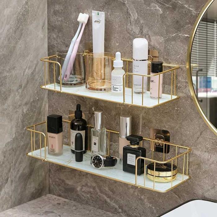Jual Rak Gantung Kamar Mandi Bathroom Organizer Wrought Iron Rack ...