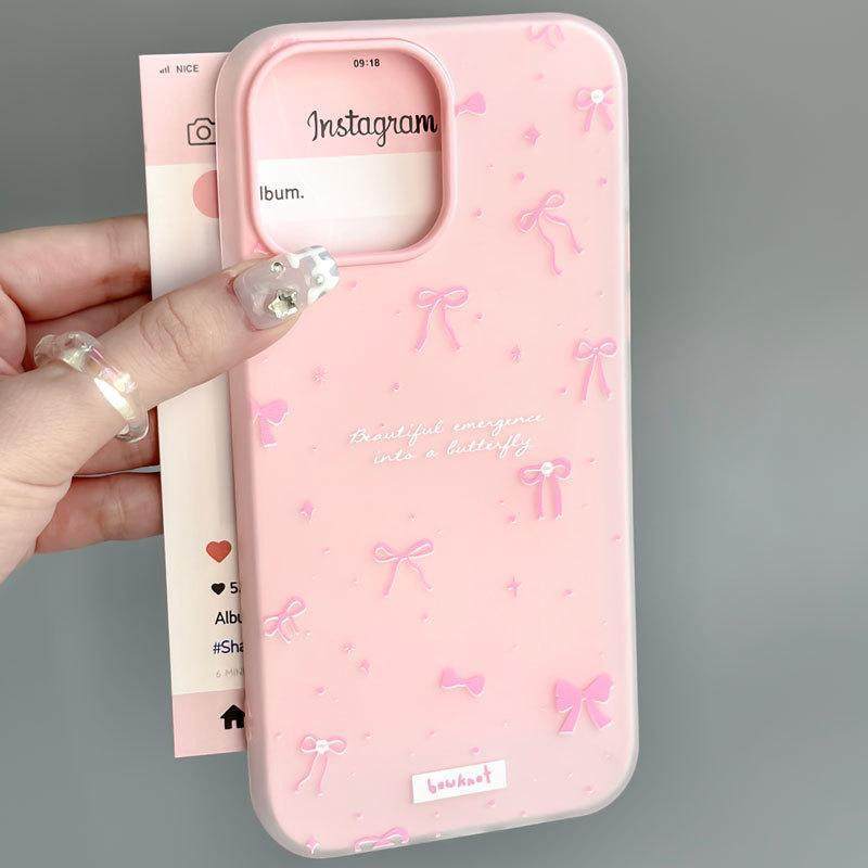 Jual 2 In 1 Busur Pink Case Realme C100x C100 4G P3 Lite Note 80 C85 ...