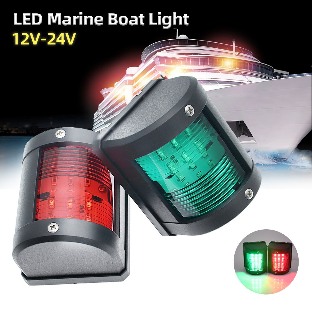 Jual 12V/24V LED Navigation Signal Light IP66 Waterproof Warning Lamp ...