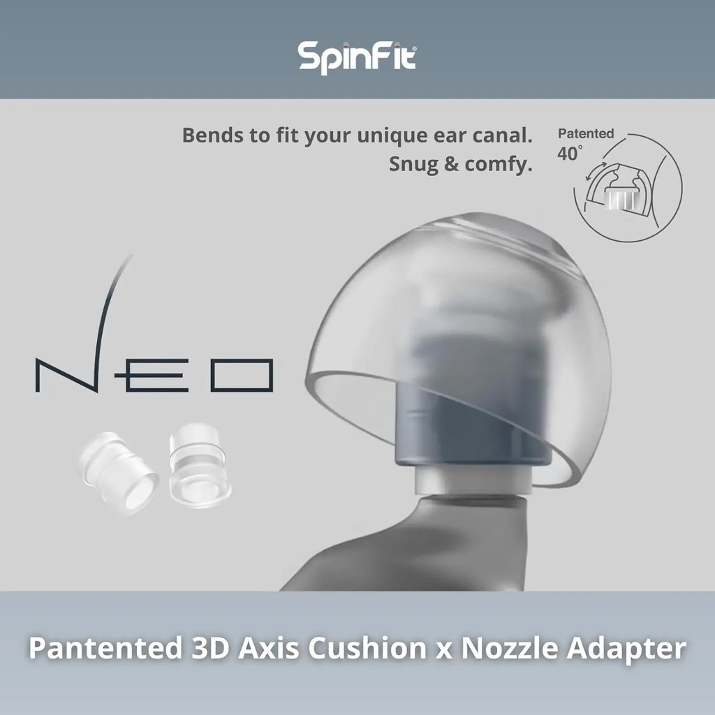 Jual SpinFit NEO for IEM Silicone Patented Eartips Successor of CP100 ...
