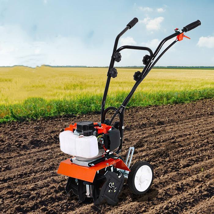 Jual Mini Power Cultivator Tiller Mesin Traktor 52CC 2-Stroke Petrol ...