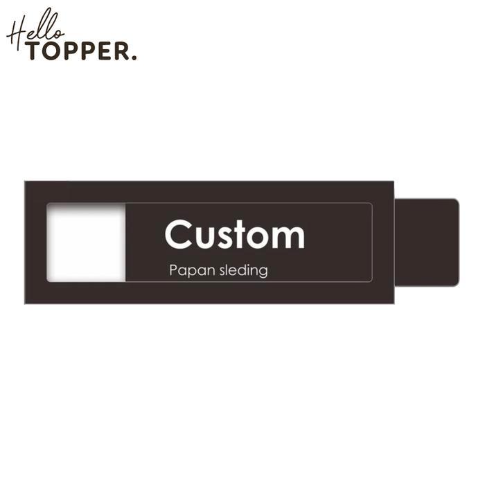 Jual kbr Custom Papan Nama Ruangan Sliding Costum Tulisan Acrylic Slide ...