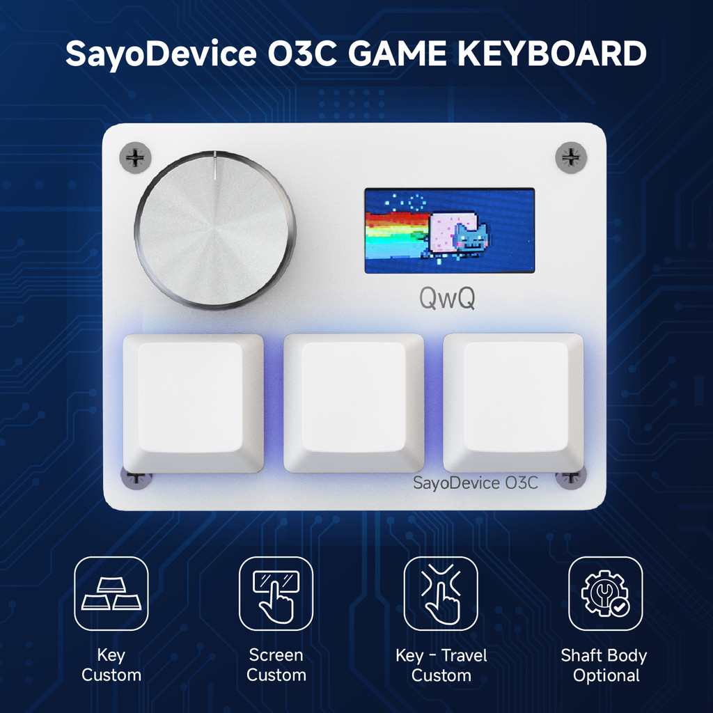 Jual Sayodevice O3C Keyboard Trigger Hall Magnetic Switches For Osu ...