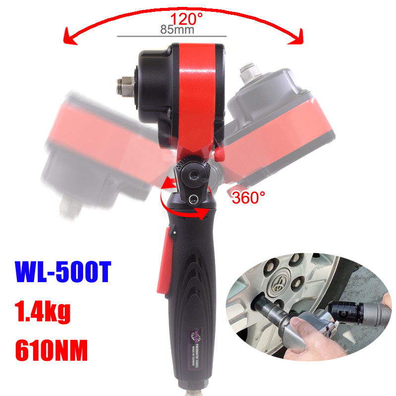 Jual 1/2" Pneumatic Offset Angle Wrench Gun Impact Auto Repair Wrench ...