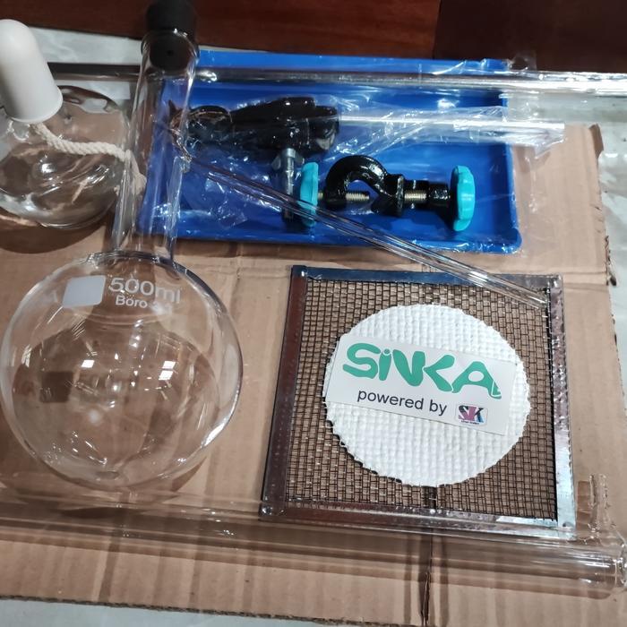 Jual Alat Destilasi, Kit Destilasi, Alat Lab 500Ml | Shopee Indonesia