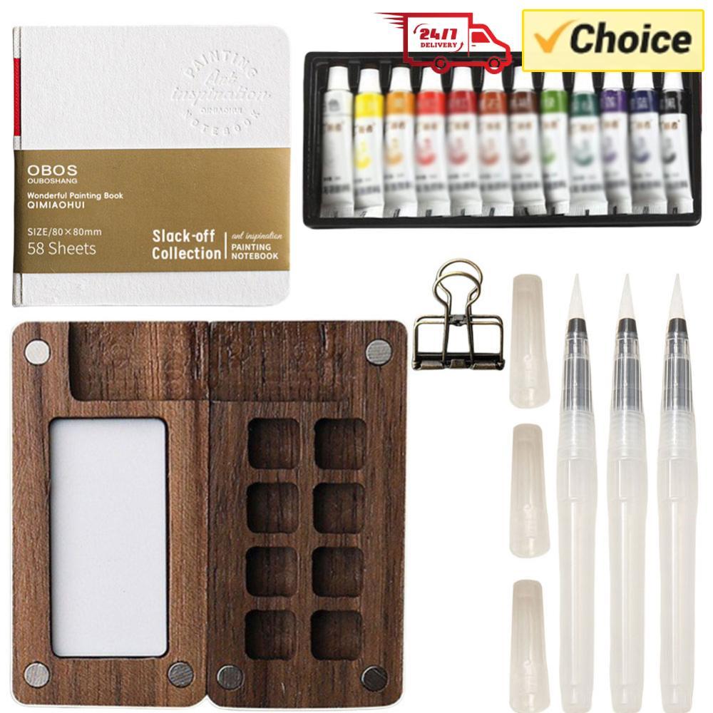 Jual Travel Paint Palette Pocket Artist Watercolor Set Mini Watercolor ...