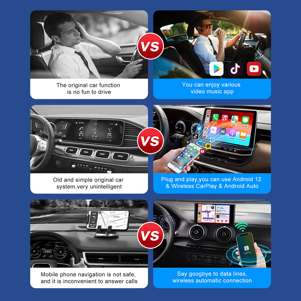 Jual 2025 Smart CarPlay Ai Box Android 13 TV Box Wifi Wireless Android ...