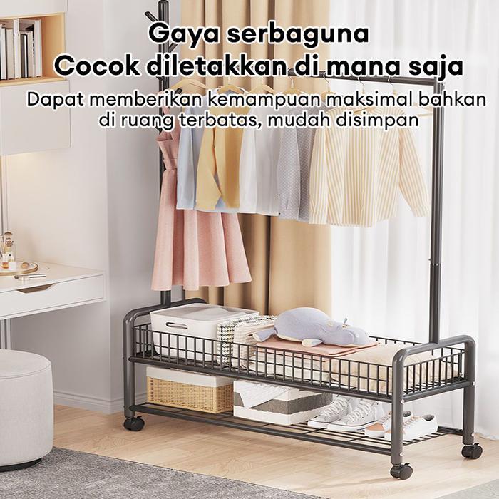 Jual Stand Hanger Gantungan Baju Berdiri Gantungan Baju Besi Stand ...