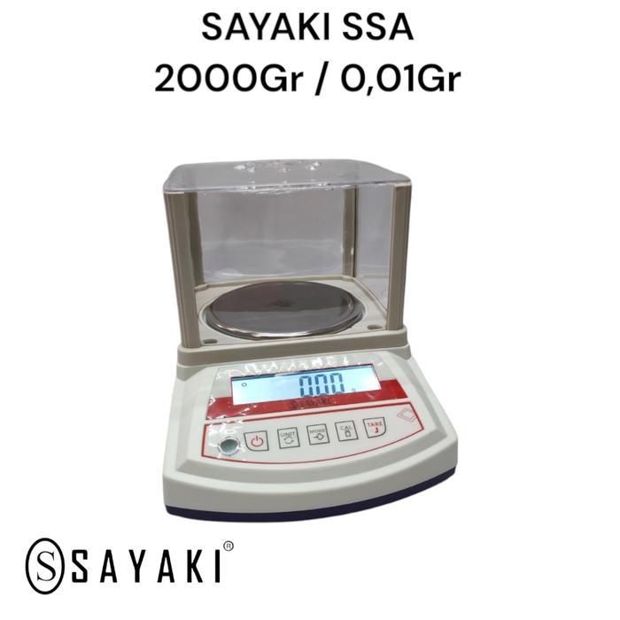 Jual TIMBANGAN EMAS, LAB, AIR, ANALITIK, NERACA, SAYAKI SSA 2kg / 0 ...