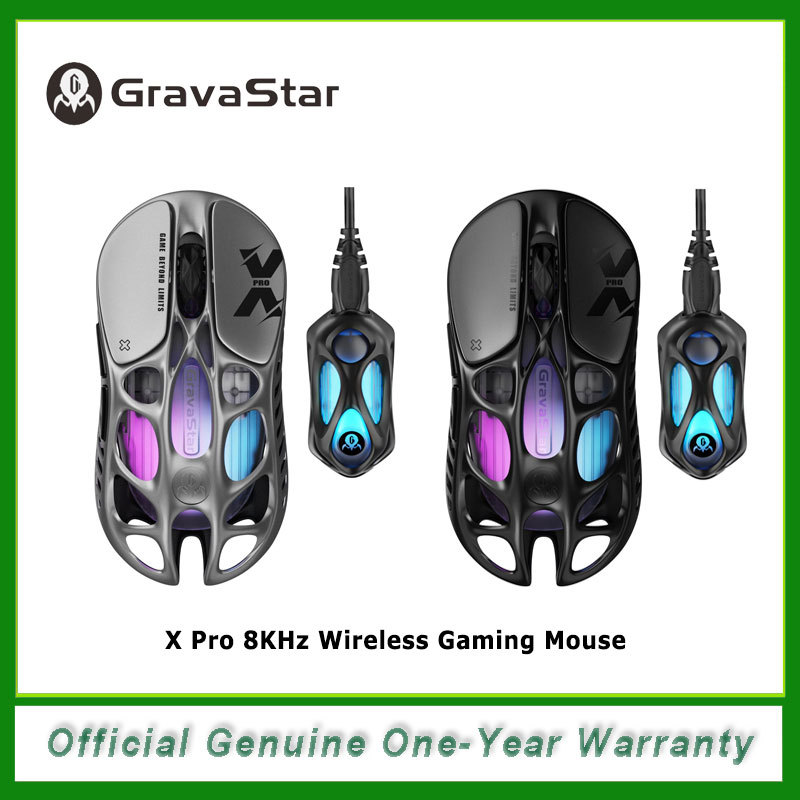 Jual GravaStar Mercury X Pro Wireless Gaming Mouse, Come with 8K Dongle ...
