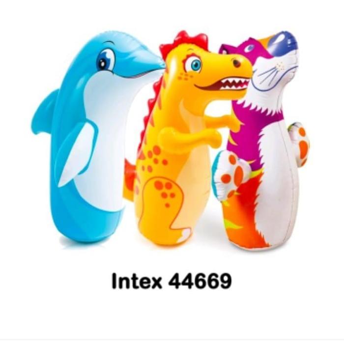 Jual Mainan Samsak Tinju 3D bop bags Animal Toy Balon tinju Balon ...