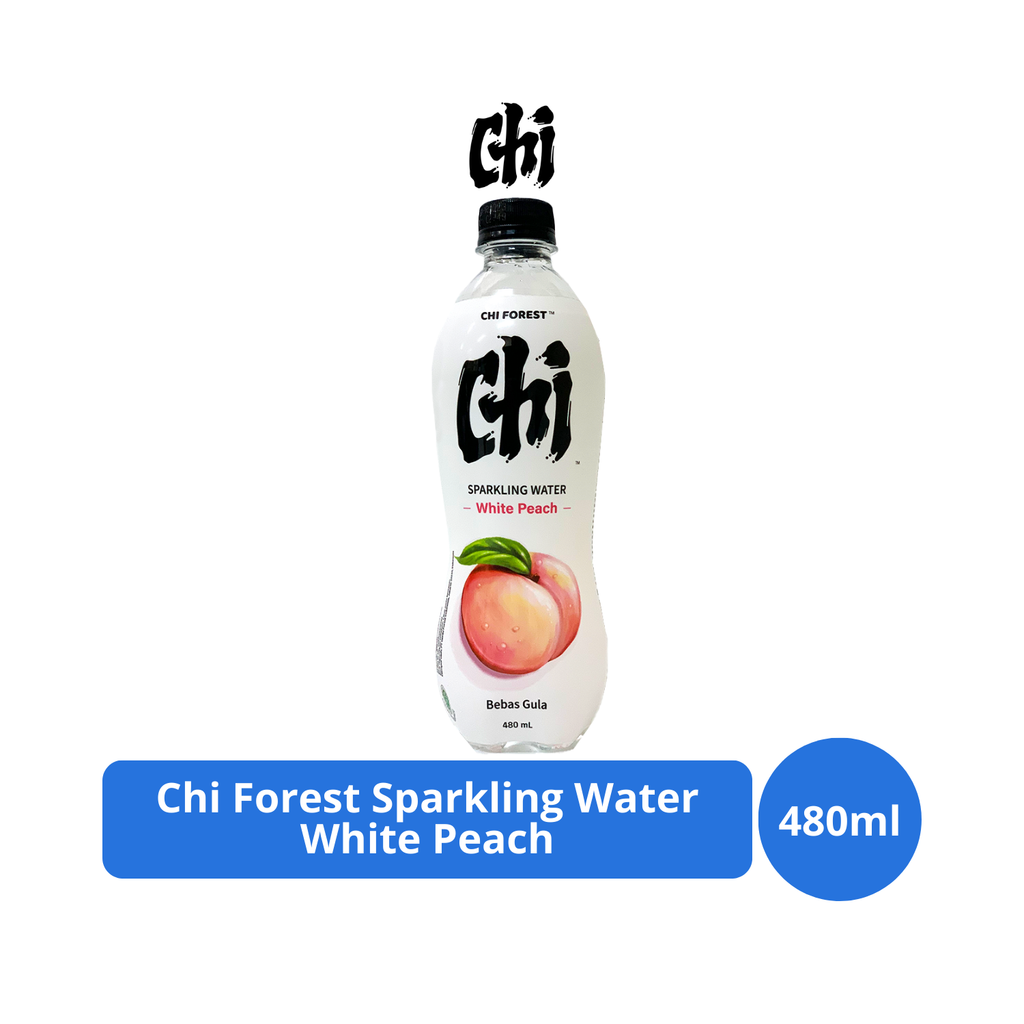 Jual Chi Forest Sparkling Water White Peach 480ml | Shopee Indonesia