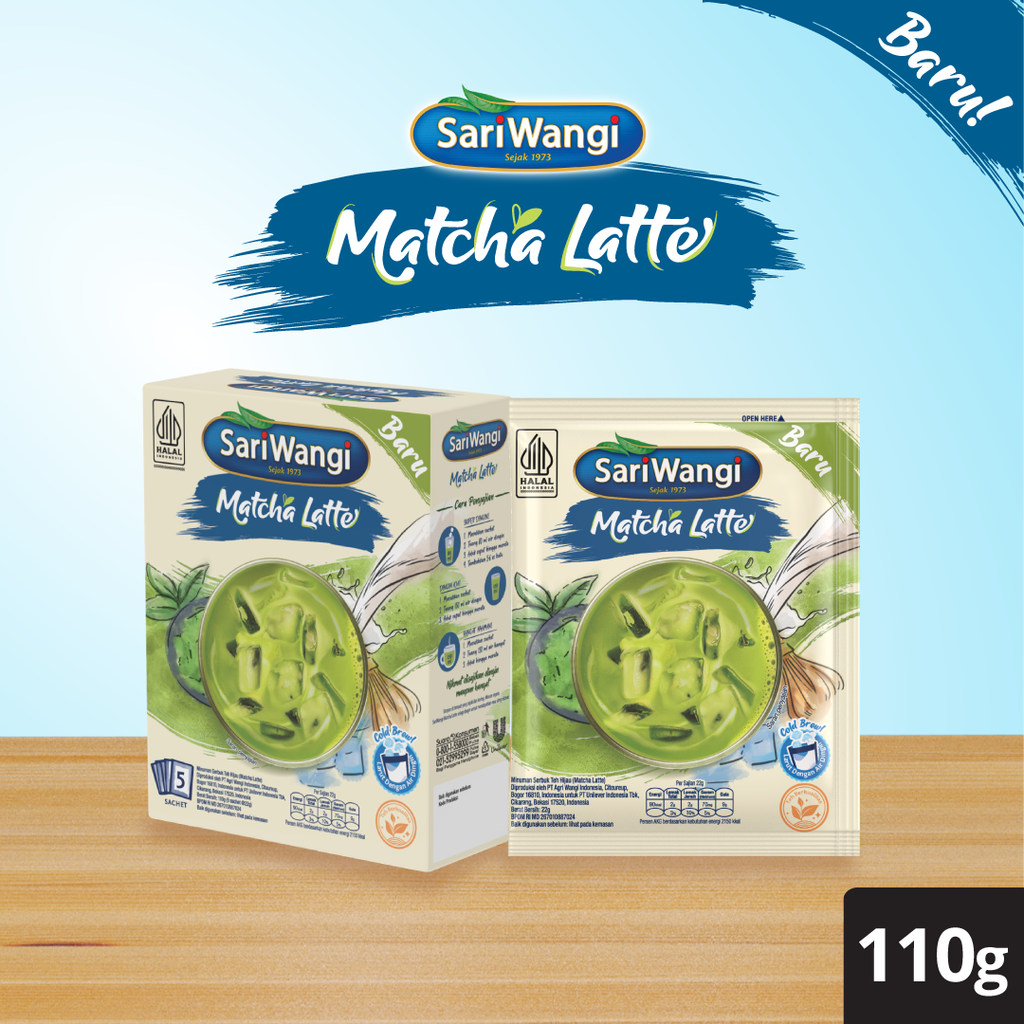 Jual SARIWANGI MATCHA LATTE 110G | Shopee Indonesia