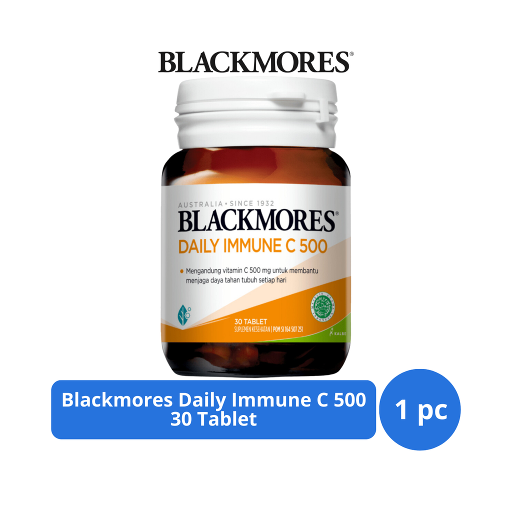 Jual Blackmores Daily Immune C 500 30 Tablet | Shopee Indonesia