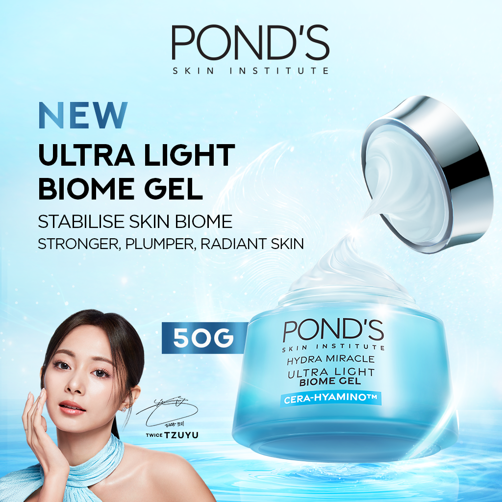 Jual PONDS HYDRA MIRACLE ULTRA LIGHT BIOME GEL - HYDRATING MOISTURIZER ...