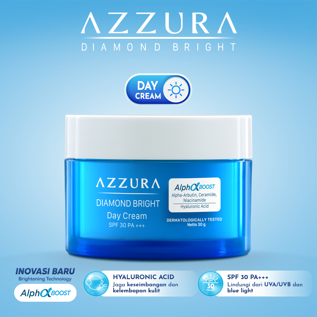 Jual AZZURA Diamond Bright Day Cream 30 gr | Shopee Indonesia