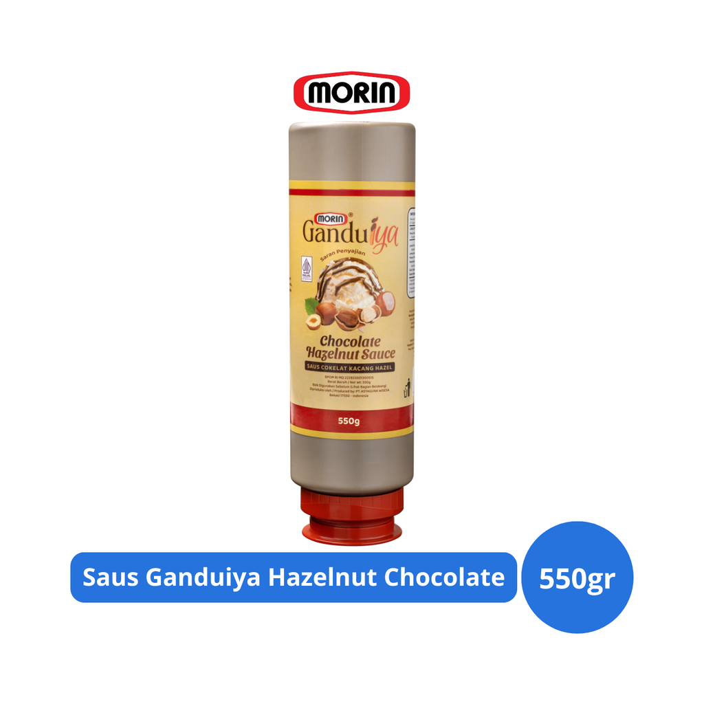 Jual Morin Saus Ganduiya Chocolate Hazelnut 550gr | Shopee Indonesia