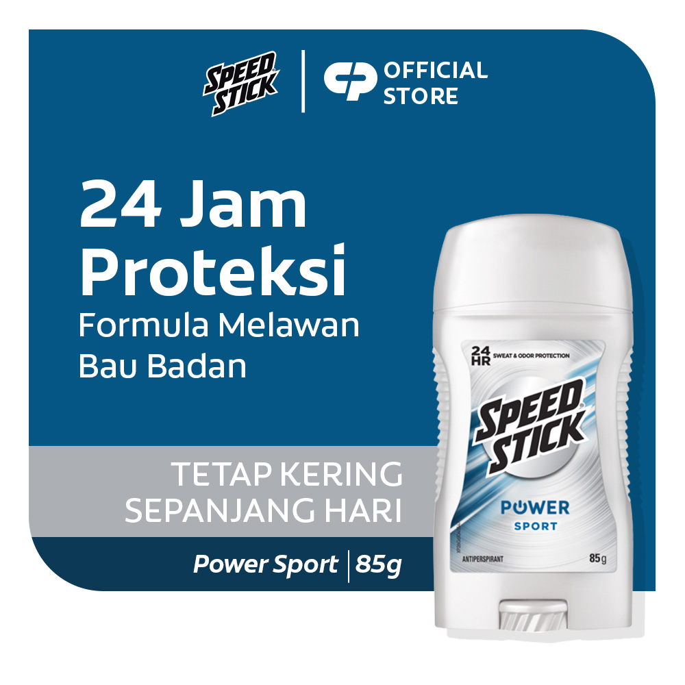Jual Men Speed Stick Power Sport 85g Deodorant Anti-Perspirant For Men ...