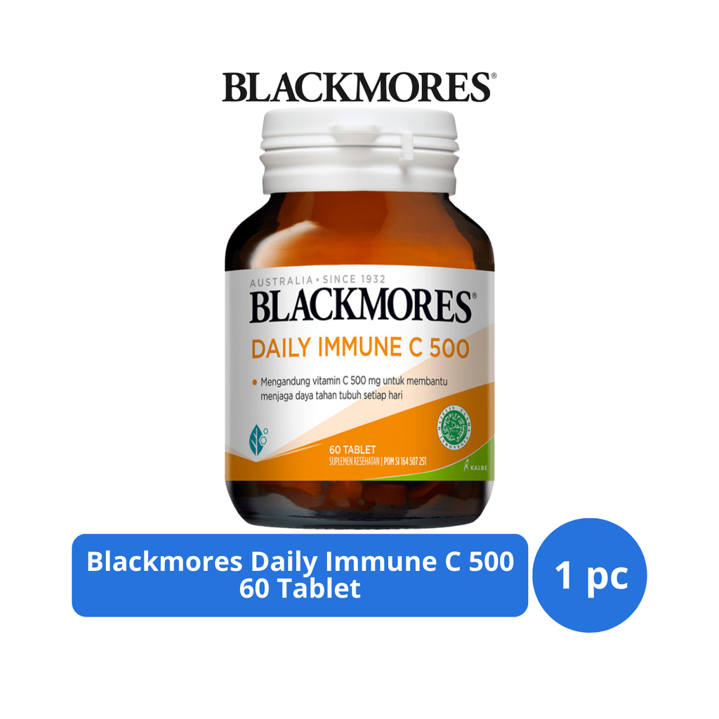 Jual Blackmores Daily Immune C 500 60 Tablet | Shopee Indonesia