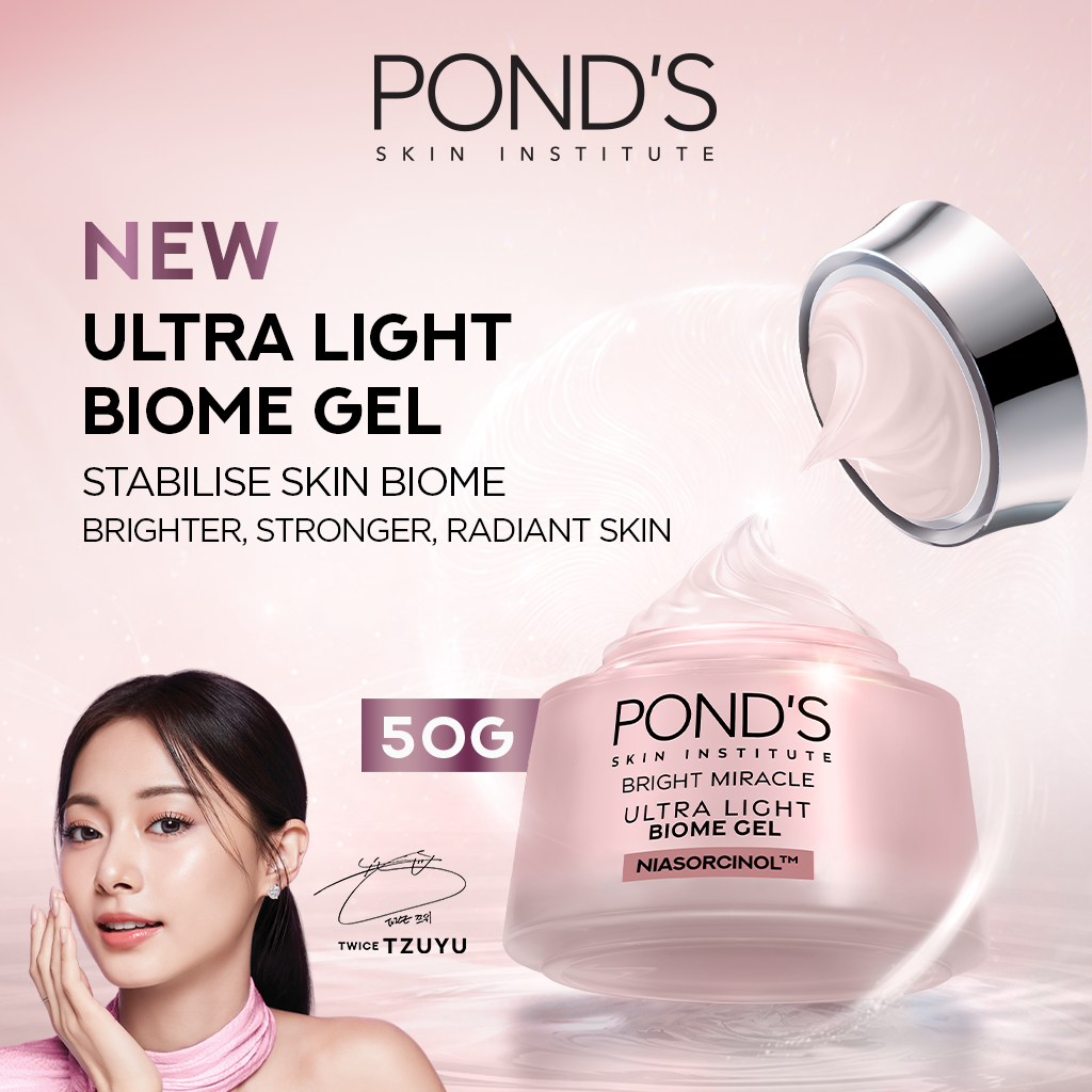 Jual PONDS BRIGHT MIRACLE ULTRA LIGHT BIOME GEL - BRIGHTENING ...